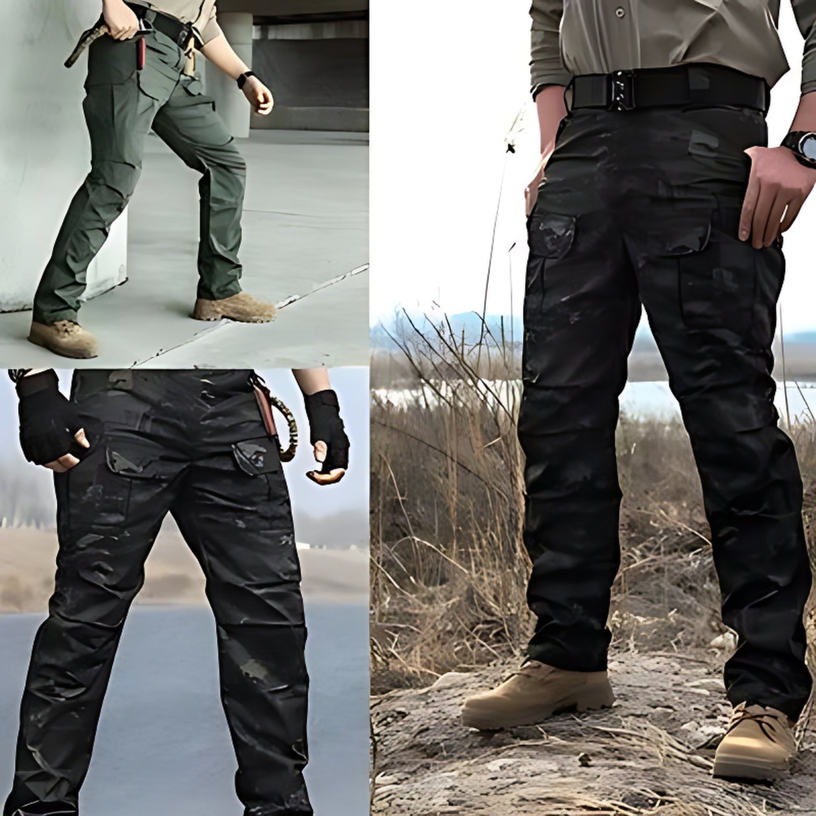 Calça Tática Militar Resistente e Impermeável + Cinto de Brinde: Supere ...